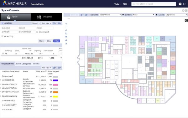 Flächen- & Raumplanung - Archibus