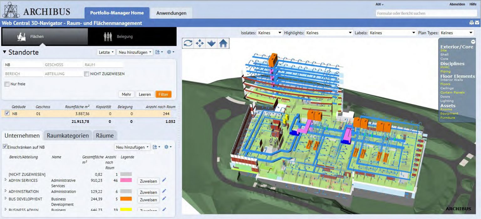 Extensions & Zertifikate - Archibus